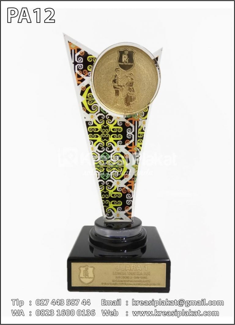 Contoh Piala Model Bintang - Jual Piala Custom | Kreasi Plakat