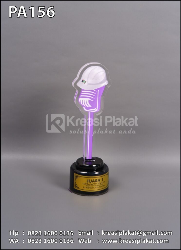 Plakat Akrilik Juara Lomba Safety Stand Up | Kreasi Plakat