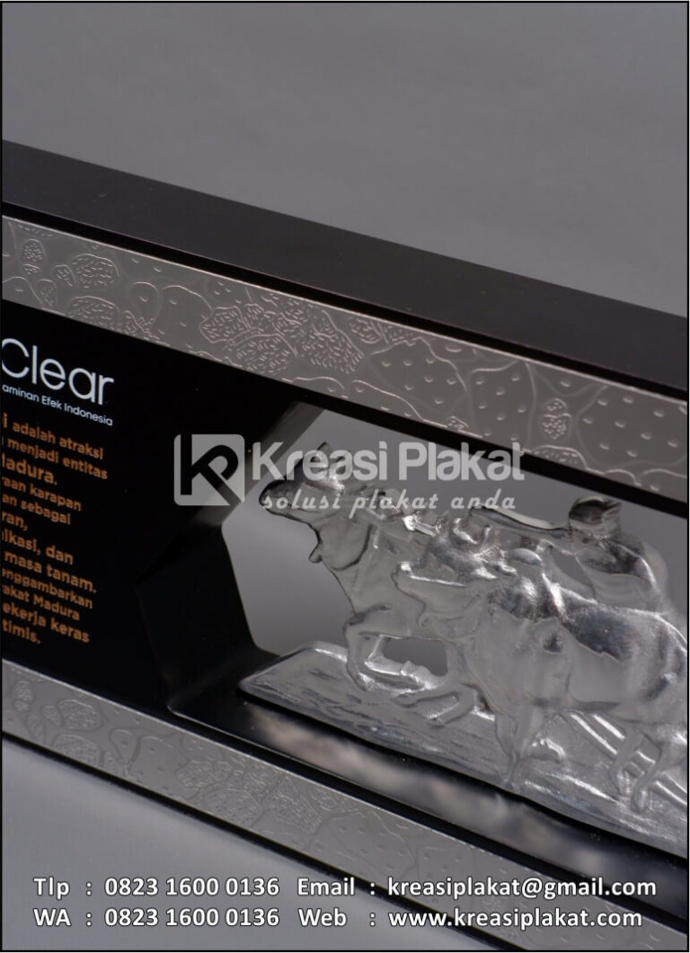 Plakat Logam IDClear | Kreasi Plakat