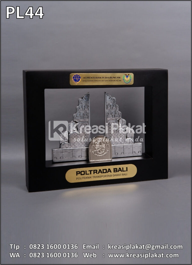 Plakat Logam Poltrada Bali | Kreasi Plakat