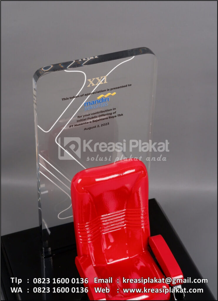 Contoh Cinderamata untuk Berbagai Keperluan | Kreasi Plakat